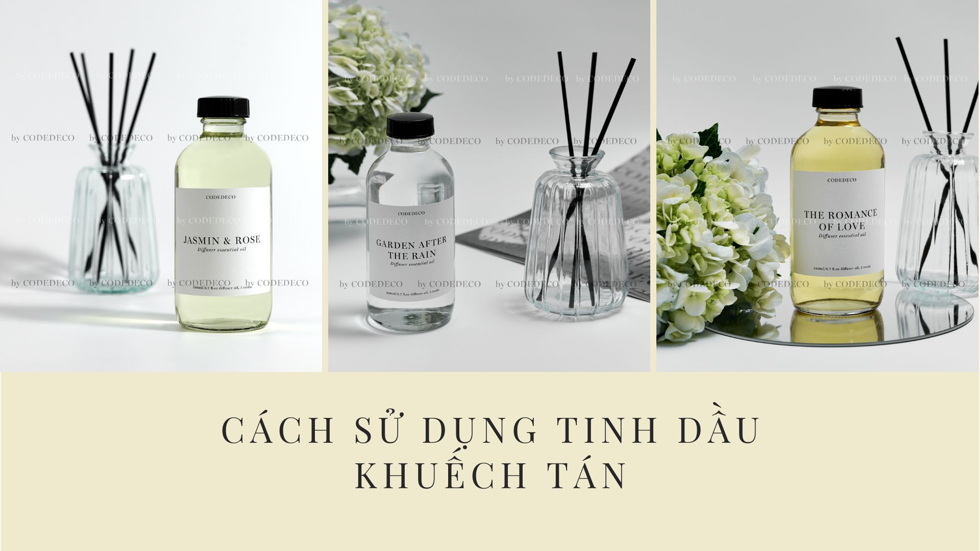 CÁCH SỬ DỤNG TINH DẦU KHUẾCH TÁN
